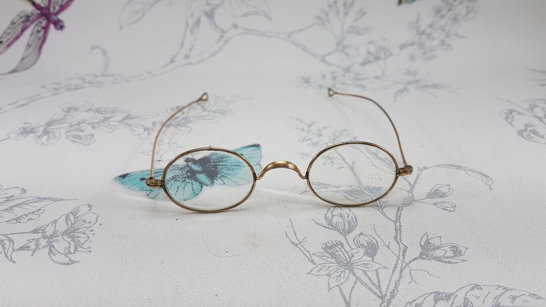 Antique Rolled Gold Eyeglasses, Gold Plated Antique Spectacles ...
