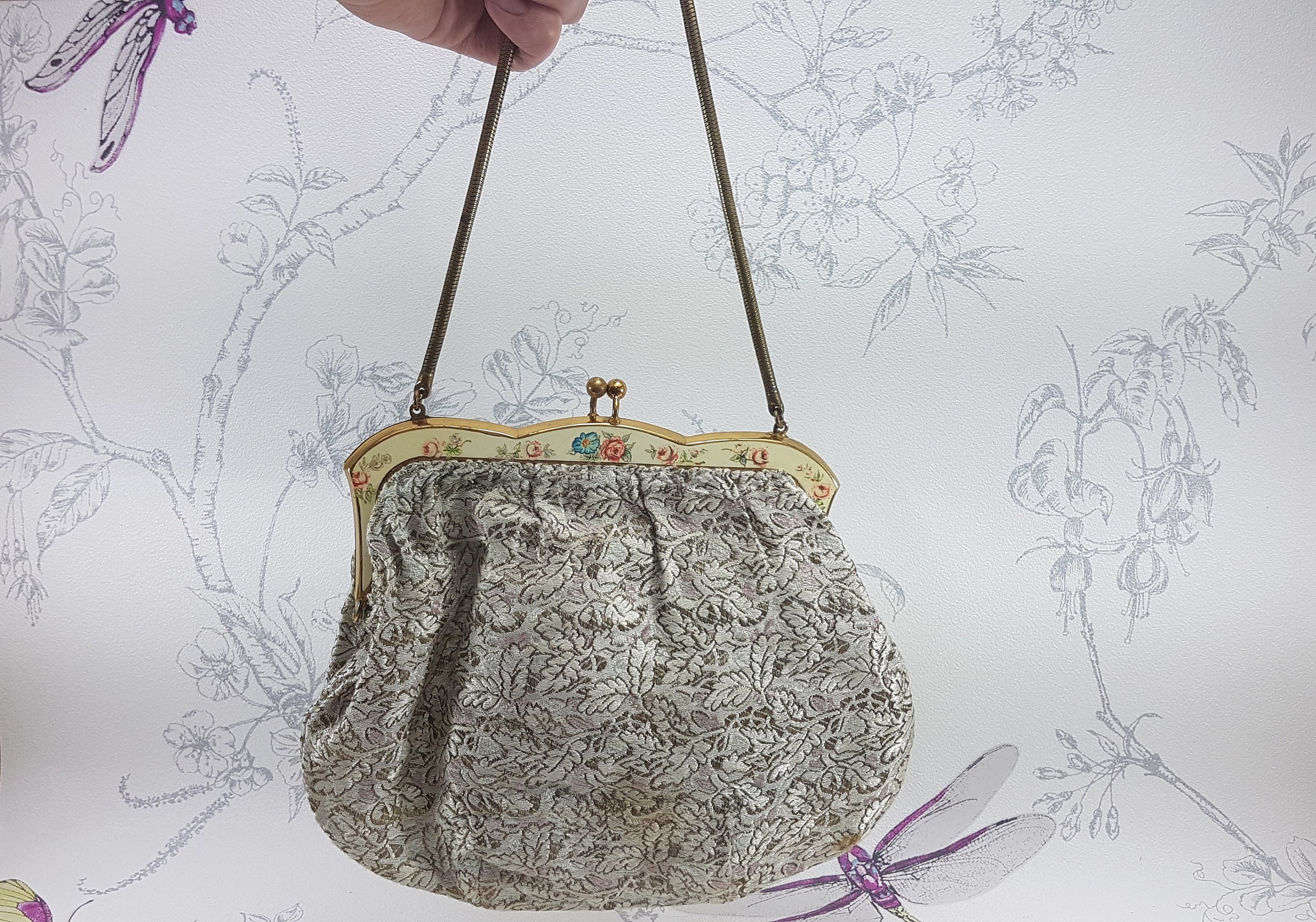 Vintage 1950s Clutch Bag Antique Evening Bag Mid-century - Etsy UK