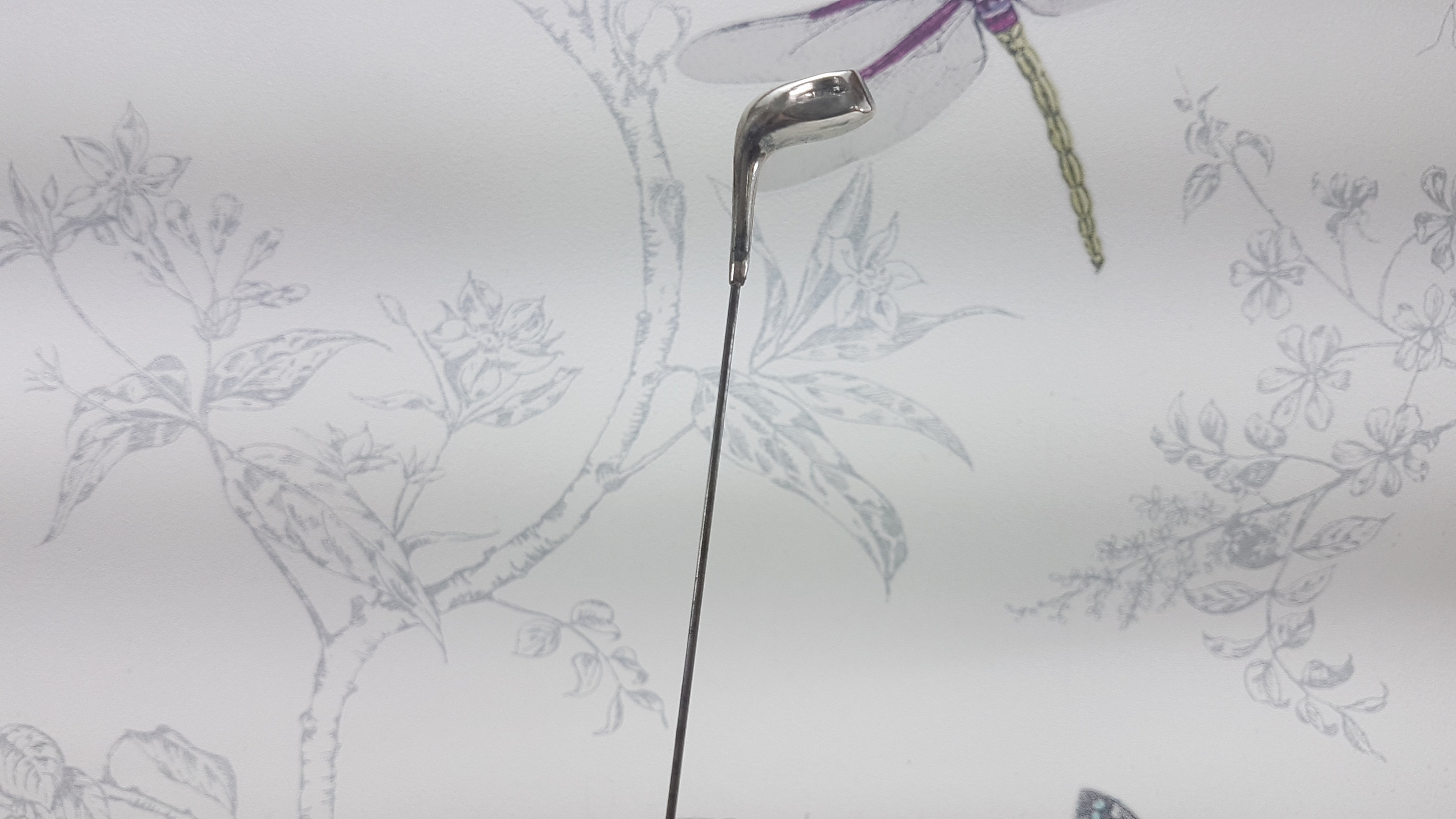 Antique Silver Hat Pin Sterling Silver Golf Club Hat Pin - Etsy