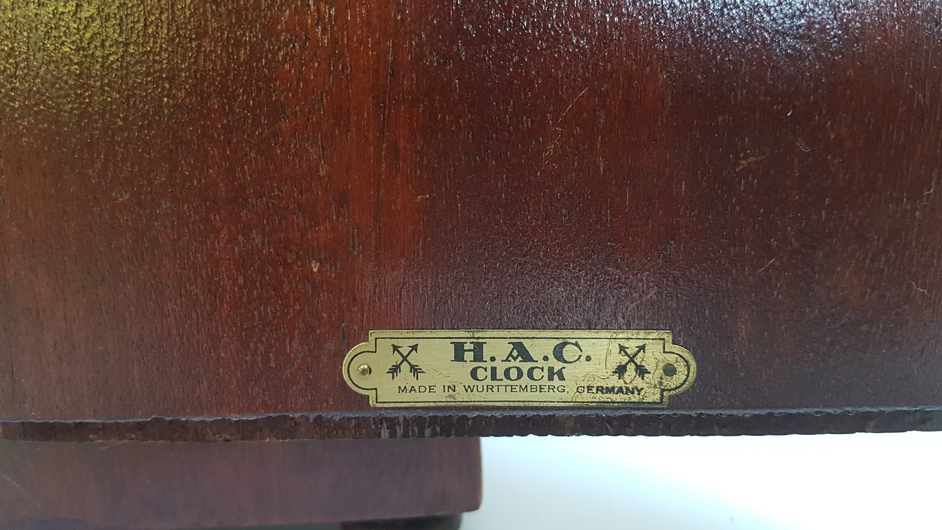 Art Deco Mantle Clock Vintage HAC Time and Strike Mantle | Etsy UK