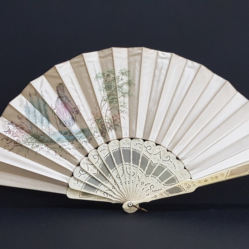 Antique Hand Fan - Etsy