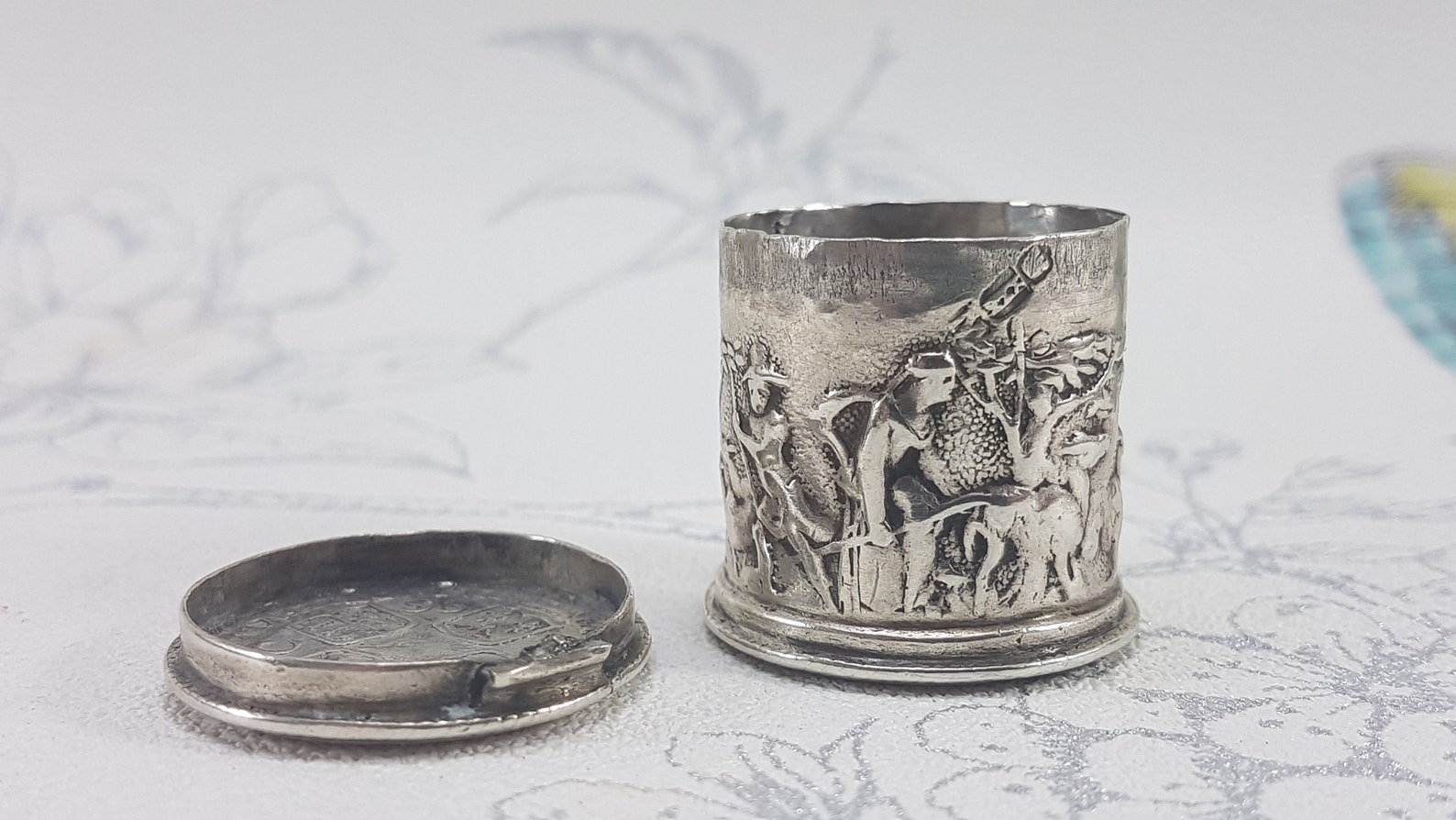 Antique Sterling Silver Pill Box Dutch 19th Century Silver - Etsy