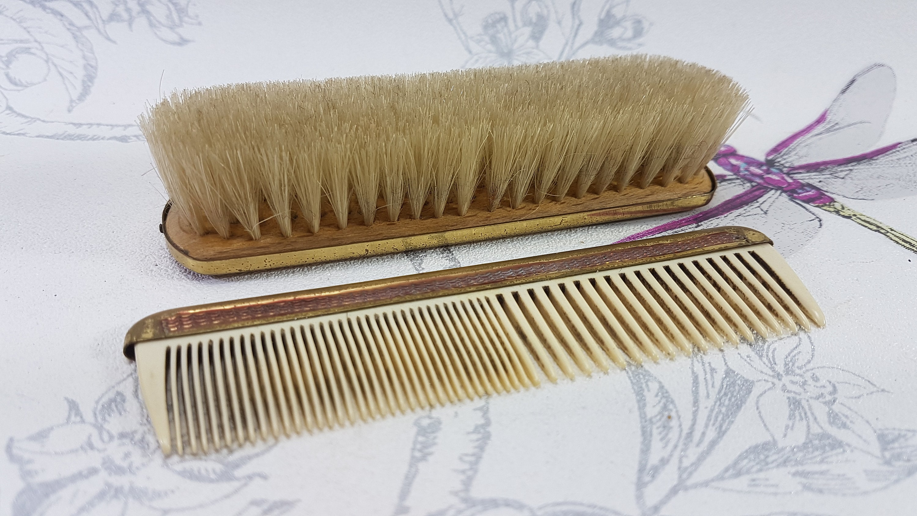 Art Deco Engine Turned Vanity Set Vintage Art Deco Perfume - Etsy UK