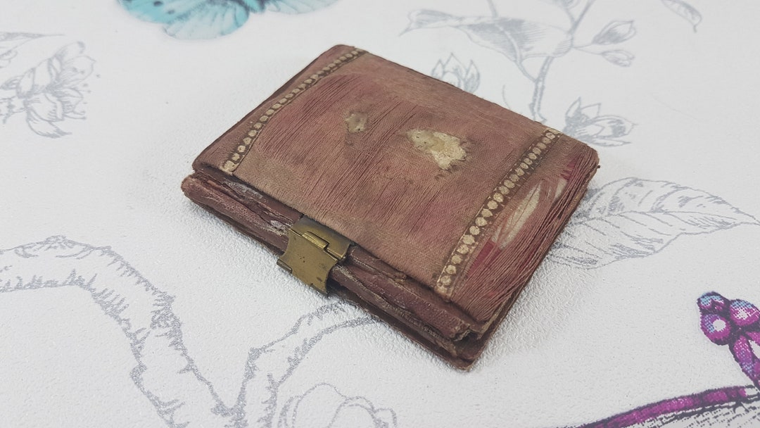 Antique Silk and Card Needle Case Victorian Antique Folding - Etsy UK