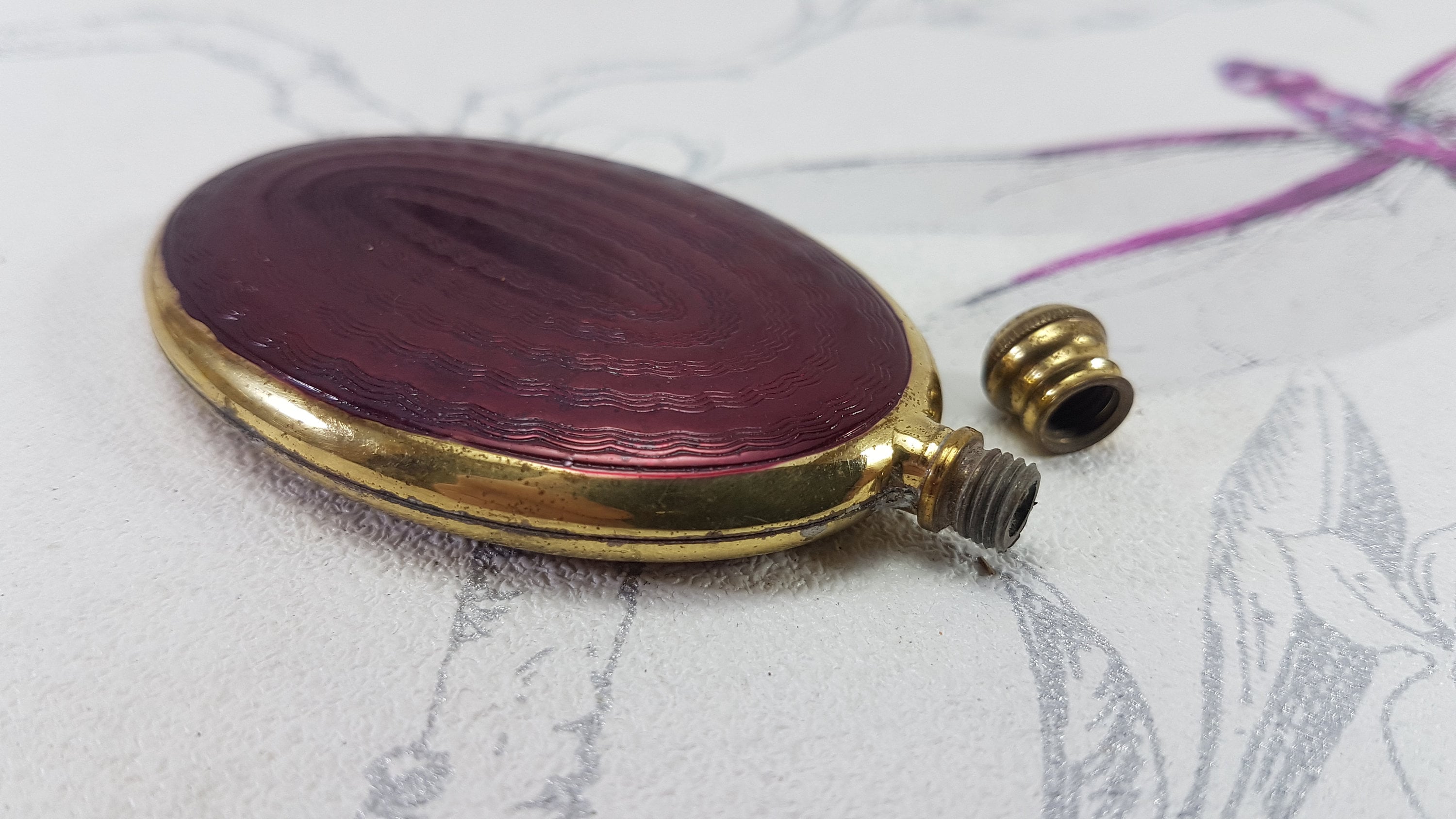 Art Deco Engine Turned Vanity Set Vintage Art Deco Perfume - Etsy UK