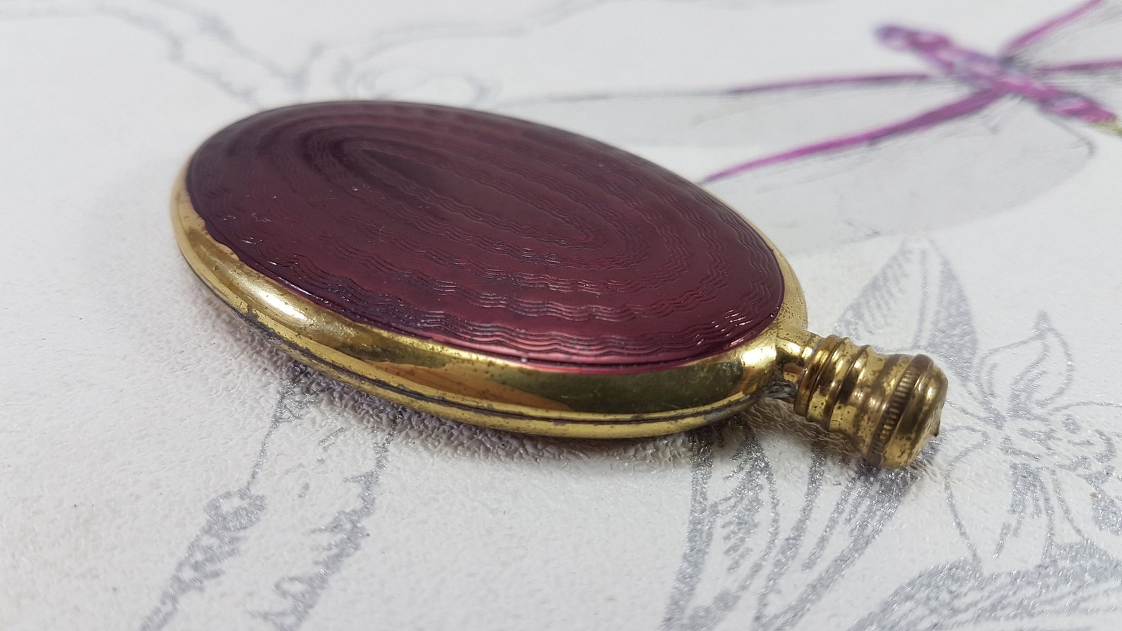 Art Deco Engine Turned Vanity Set Vintage Art Deco Perfume - Etsy