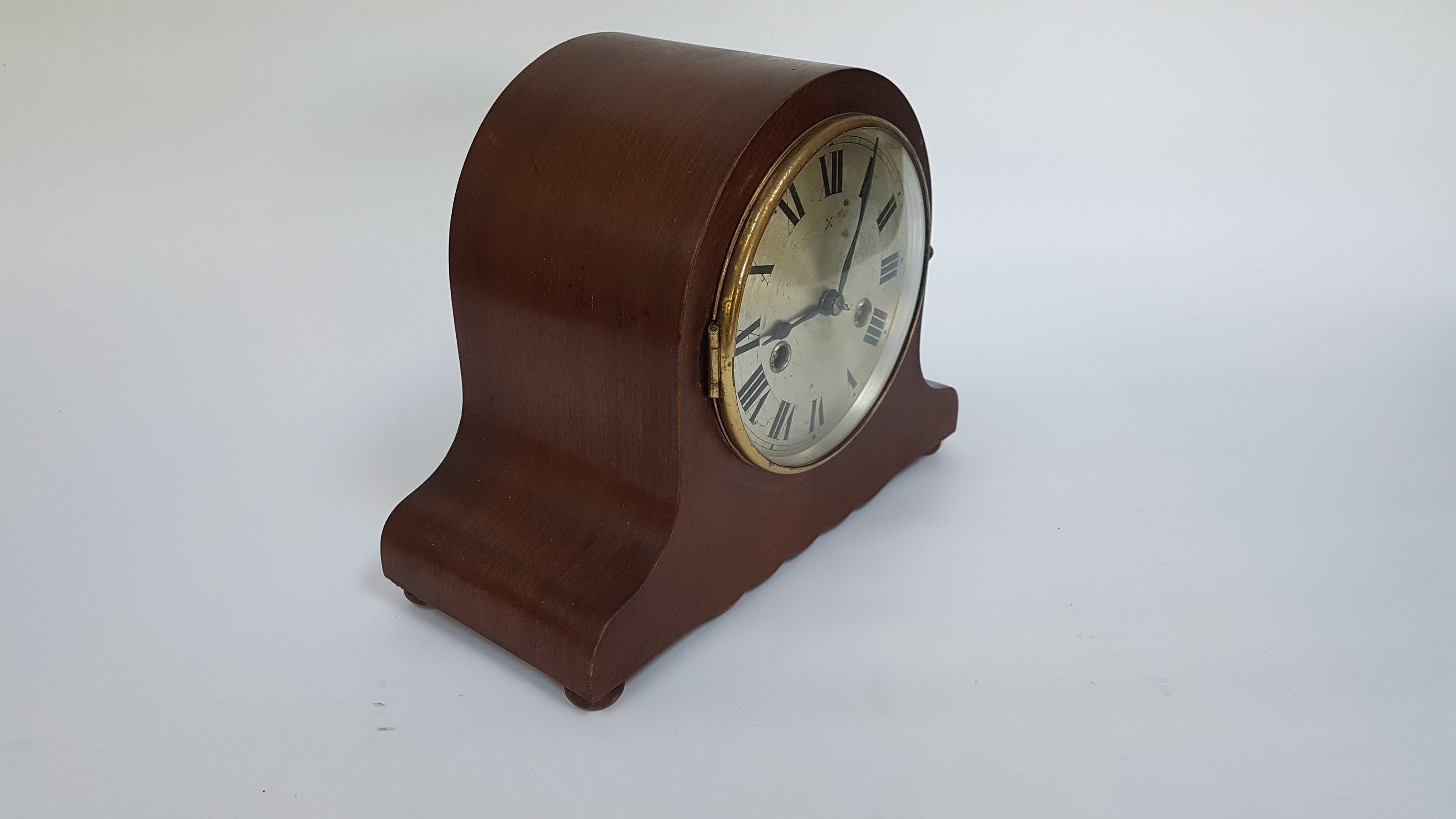 Art Deco Mantle Clock Vintage HAC Time and Strike Mantle | Etsy UK