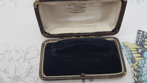 Antique watch presentation box, Art Deco watch box, H… - Gem