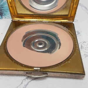 Vintage Kigu Floral Powder Compact, Square Kigu Compact Mirror, Mid ...