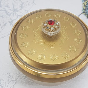 Vintage Music Box Powder Bowl With Rhinestone Jewelled Lid - Etsy UK