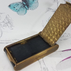 Vintage Camera Powder Compact Art Deco Black Enamel Combined - Etsy
