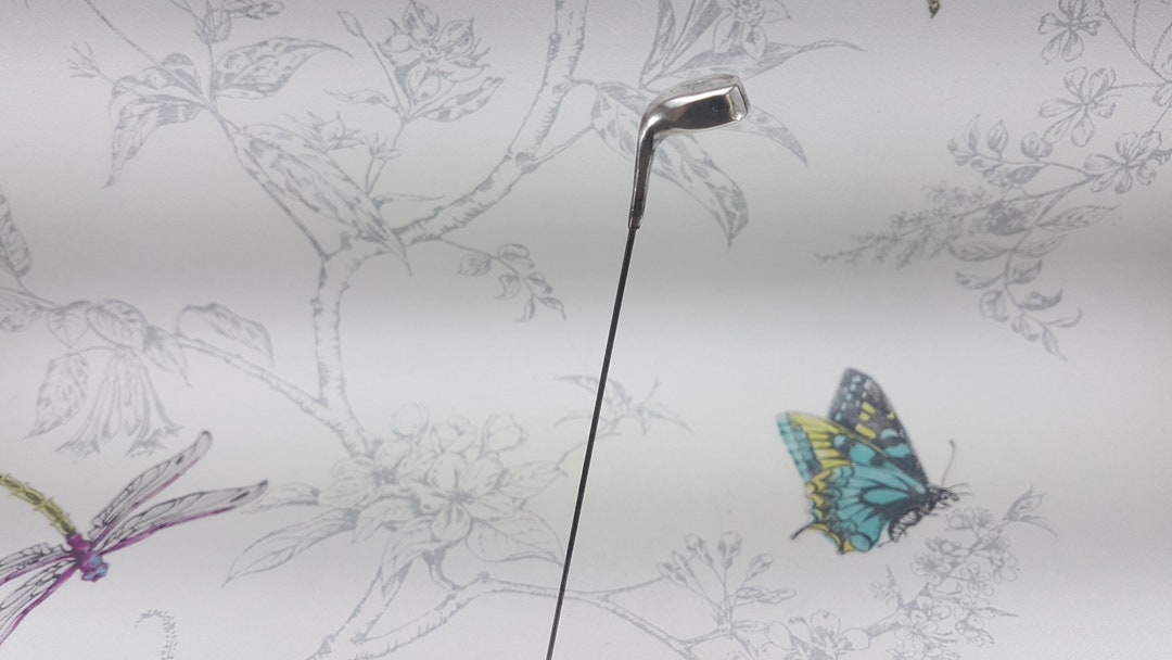 Antique Silver Hat Pin, Sterling Silver Golf Club Hat Pin, Arts and ...