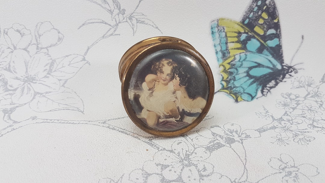 Art Deco Dubarry Compact Mirror, Powdrette Dubarry Powder Compact ...