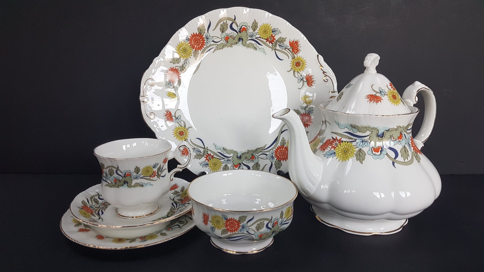 Vintage Royal Standard Tea Set Vintage Porcelain Tea Set for - Etsy UK