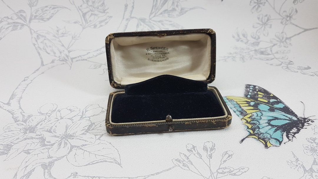 Antique Watch Presentation Box, Art Deco Watch Box, H Spencer Watch ...