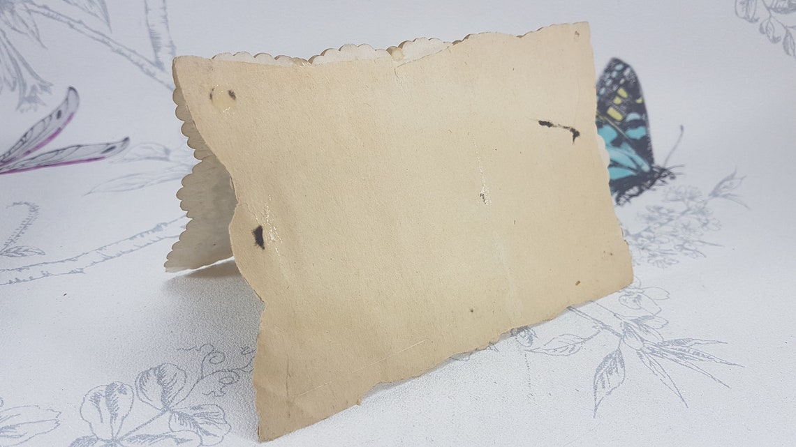 Victorian Greeting Card Antique Paper Greeting Card With Hand - Etsy