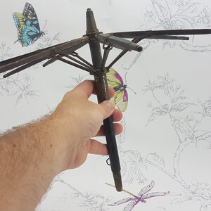 Antique Parasol Frame Mechanism: Francis Hobday & Co, Embossed Thistle ...