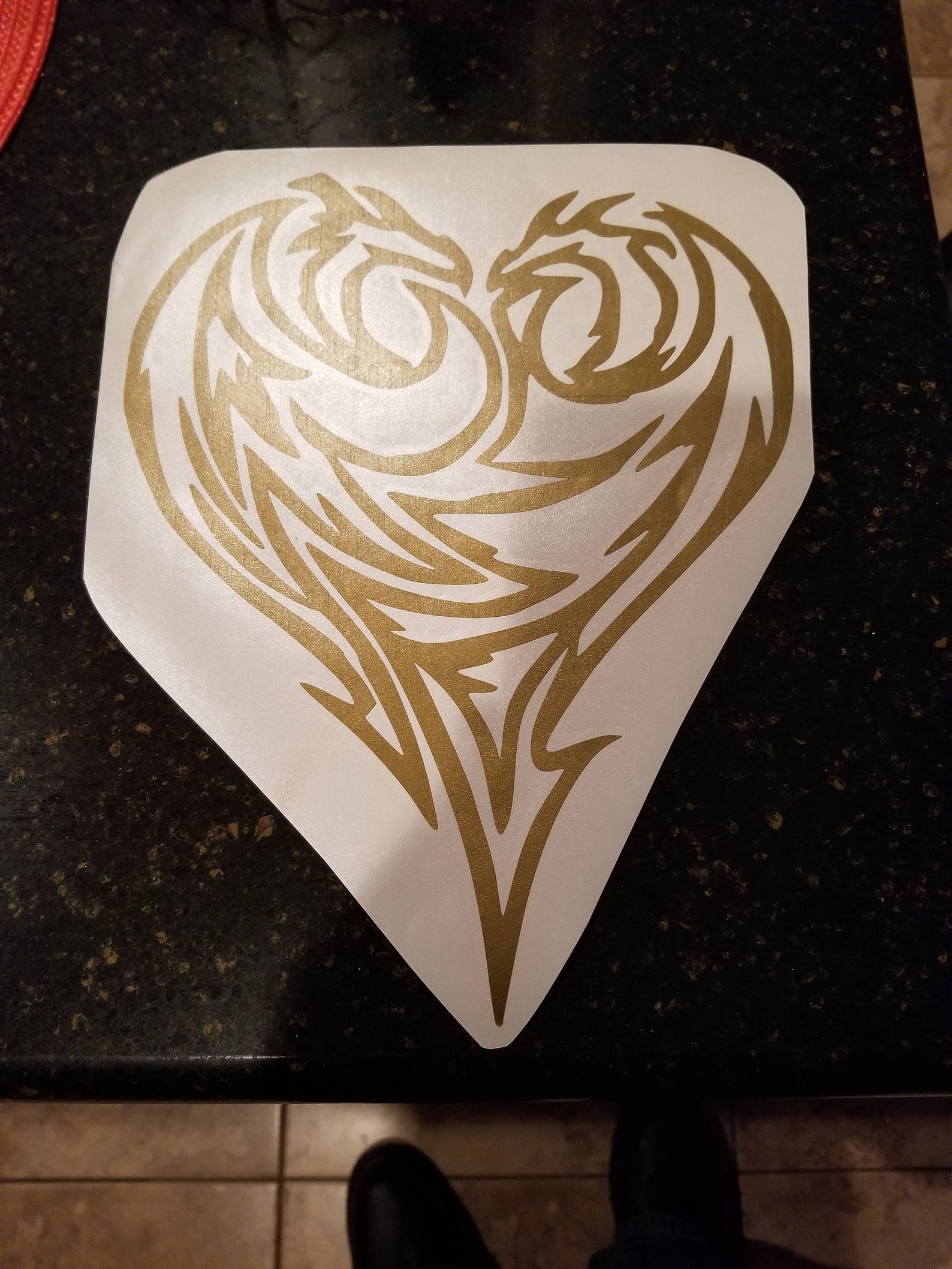 Descendants Mal Dragon Icon Vinyl Decal - Etsy