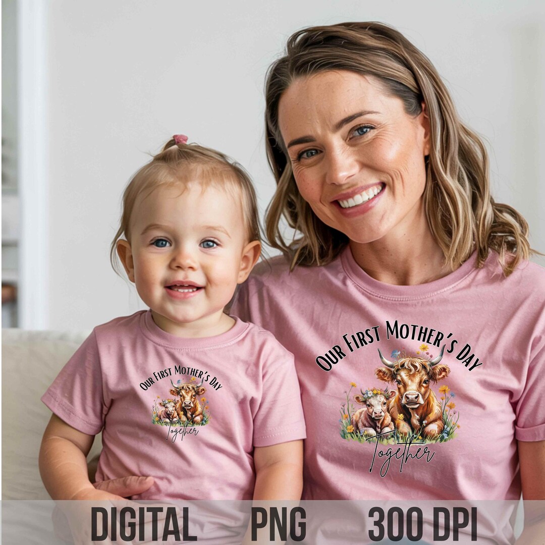 Our First Mothers Day Together PNG | Digital Download | Mother's Day ...