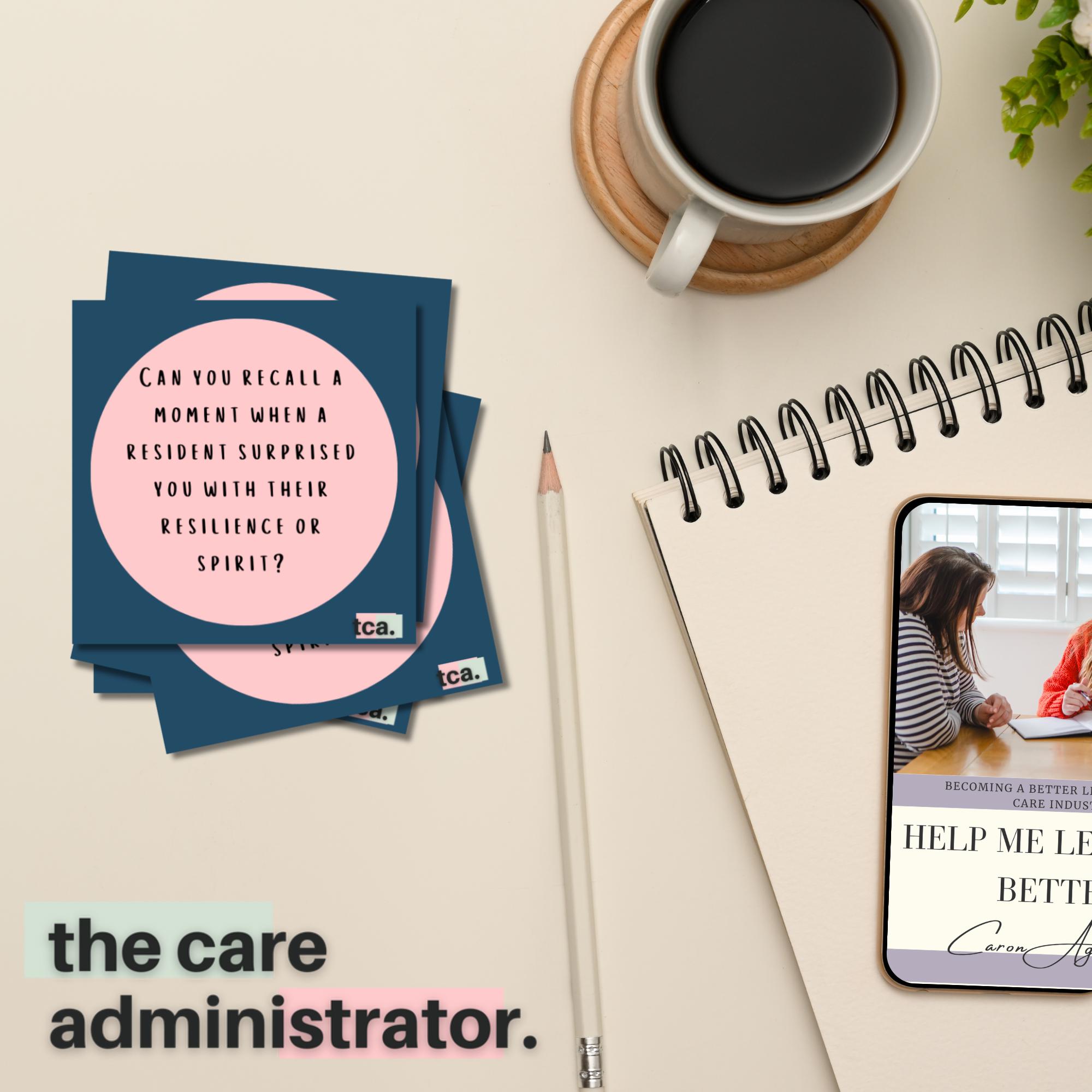 Carer Connect Cards, Handover Care Home, Nursing Home Conversation ...