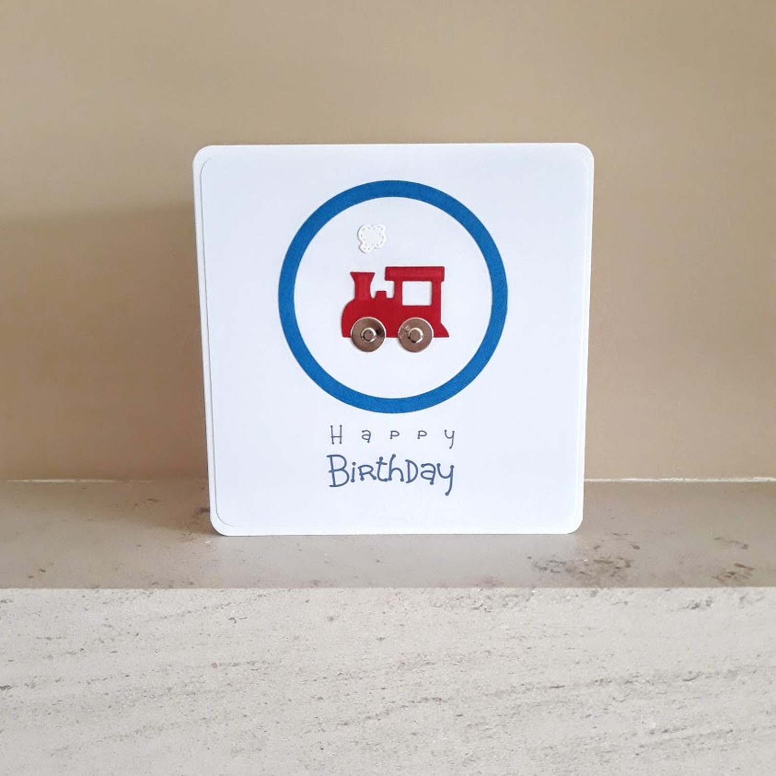 Train Birthday Card, Birthday Card, Greeting Card, Train Card, Card for ...