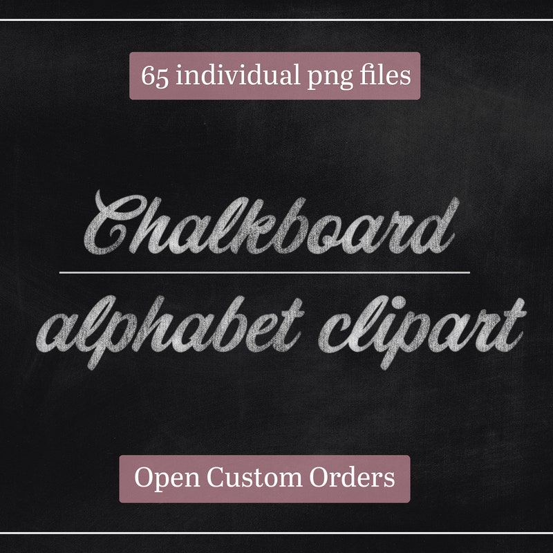 Chalk Letters - Etsy