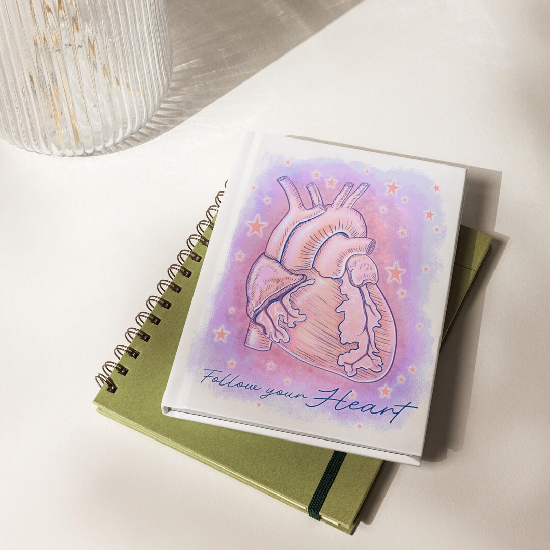 Heart Anatomy Journal for Medical Student, Nurse, or Doctor, Medical ...