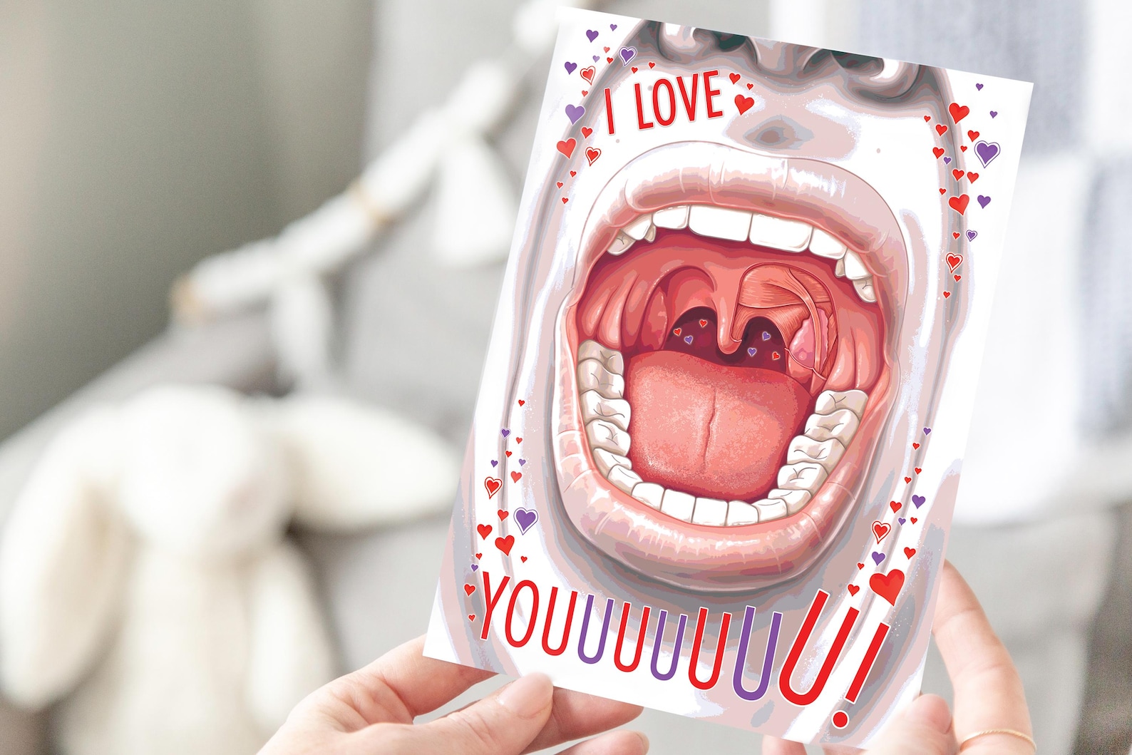 Happy Valentine's Day Card for Dentist, Anatomy I Love You Card for ...