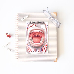 Happy Valentine's Day Card for Dentist, Anatomy I Love You Card for ...