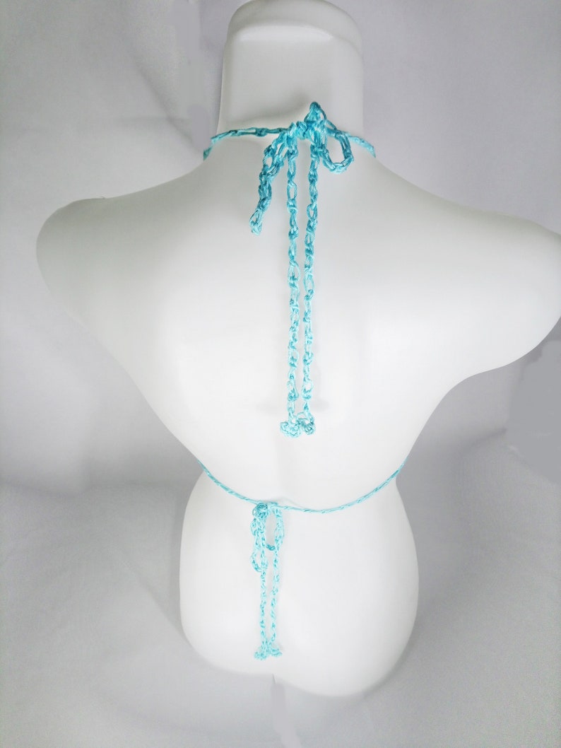Tuquoise Crochet Bustier (S Size and Made to Order is Available!) - Etsy