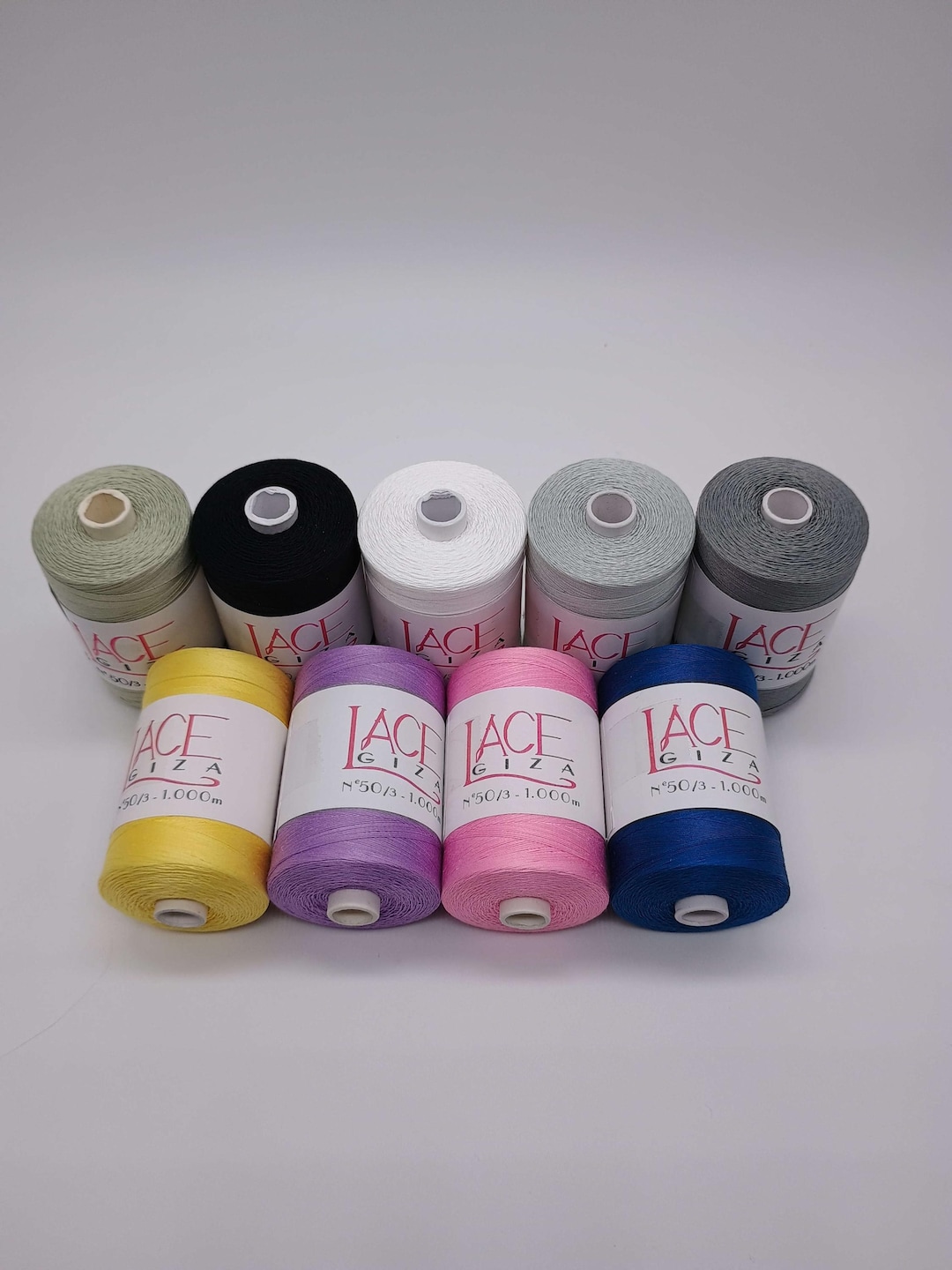 Spool of Cotton Lacemaking Thread 50/3-1000 M-giza Colors-new Colors - Etsy