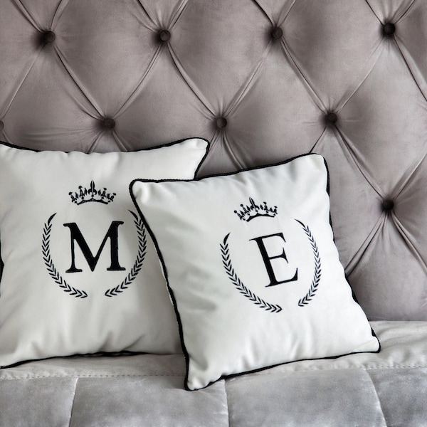 Monogram Pillow - Etsy