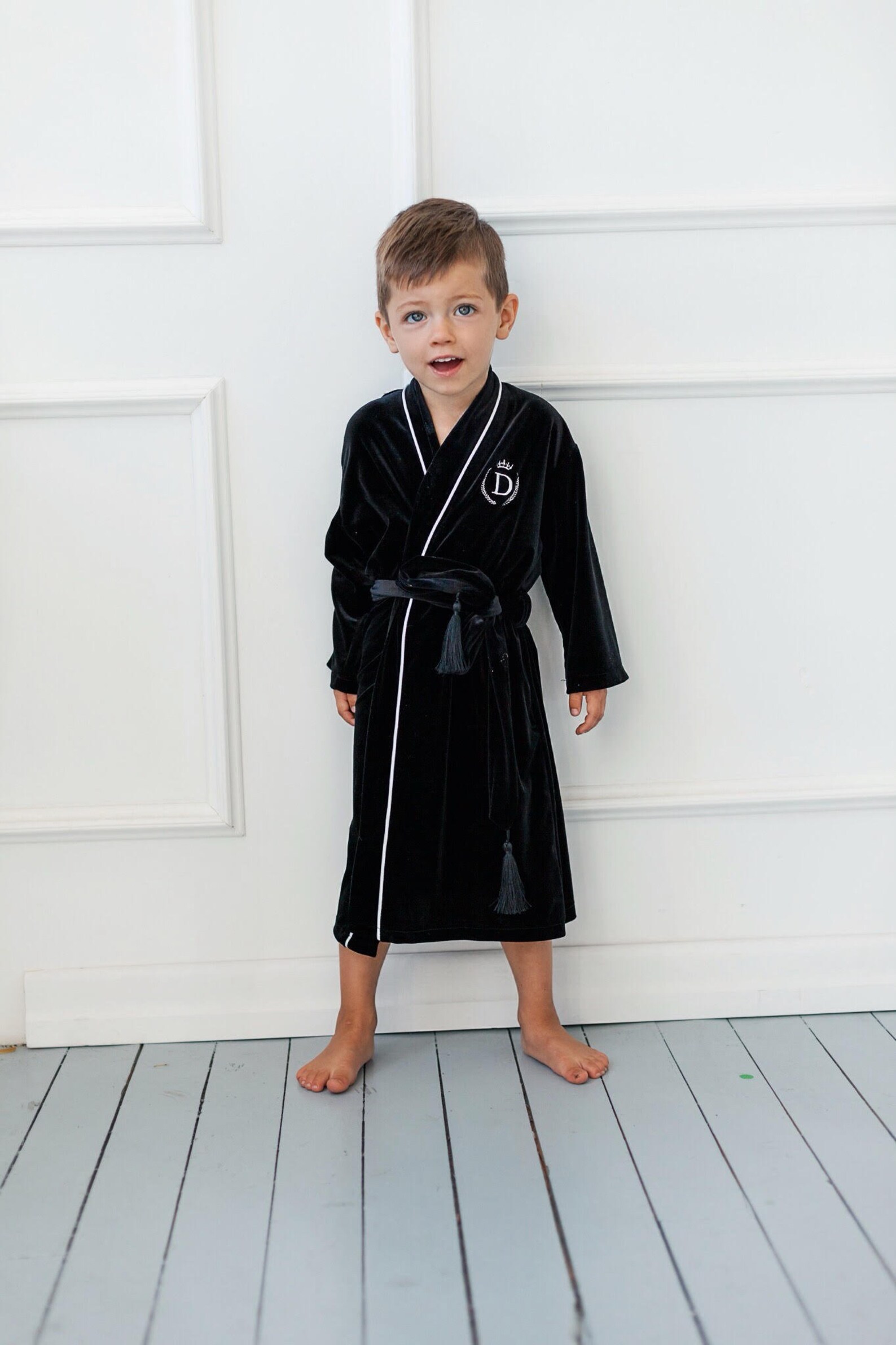 Kids Robe Personalized Kids' Robes Kids Bathrobe Boy | Etsy