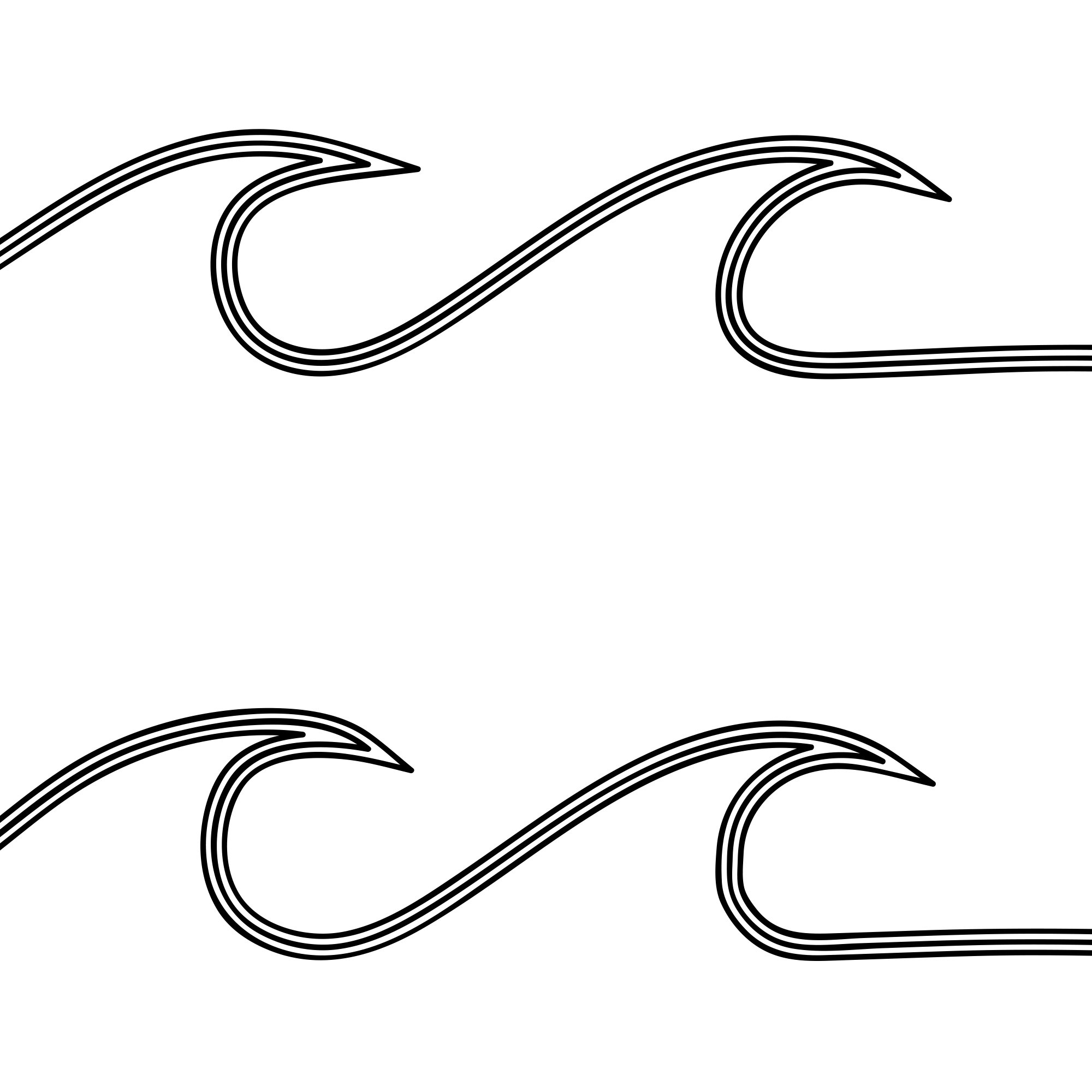 Waves Printable Wall Art, Black and White Printable Wall Art, Seaside ...