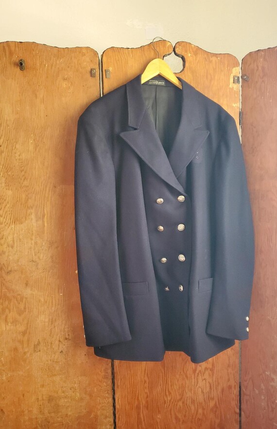 Fire Department Dress Jacket Navy Blue 50" Fechheimer… - Gem