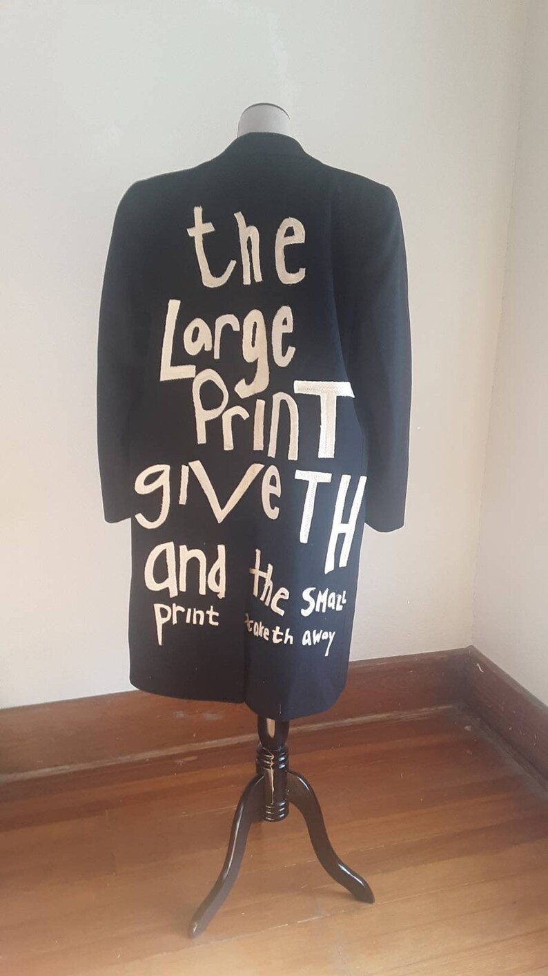 Tom Waits Coat // Nudie Suit Gram Parsons Step Right up 1980s Overcoat ...