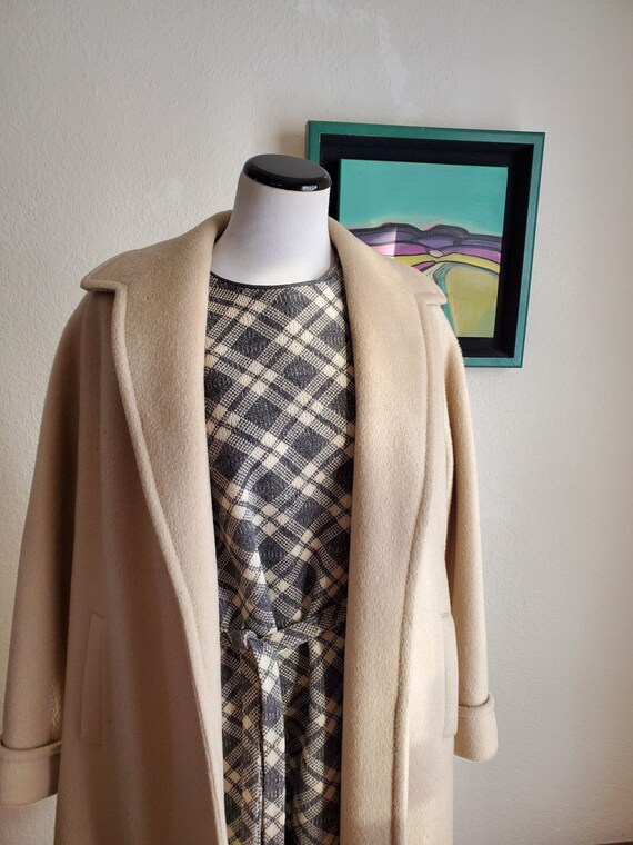 50s Ivory Overcoat / Fashionbilt Ladies Vintage drop … - Gem