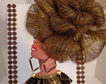 Golden Diva Canvas - Etsy