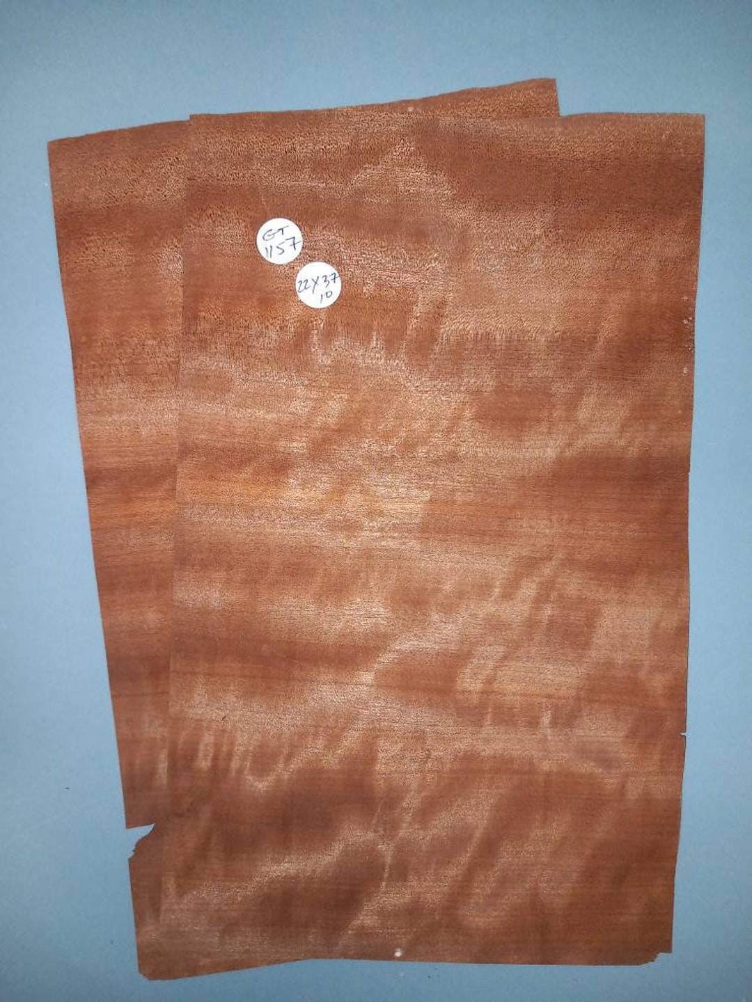 Figured Makore Veneer - 2 Consecutive Sheets 22x37cm - ET1157 - Etsy