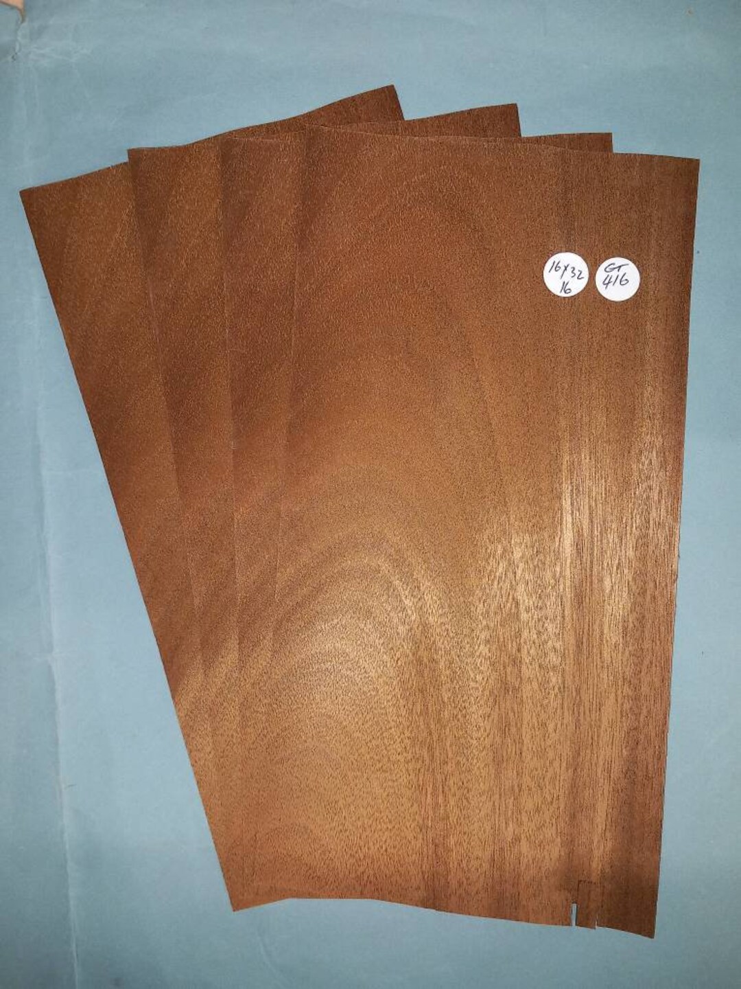 4 Consecutive Sheets of African Walnut Veneer 16x32cm. Et416 - Etsy