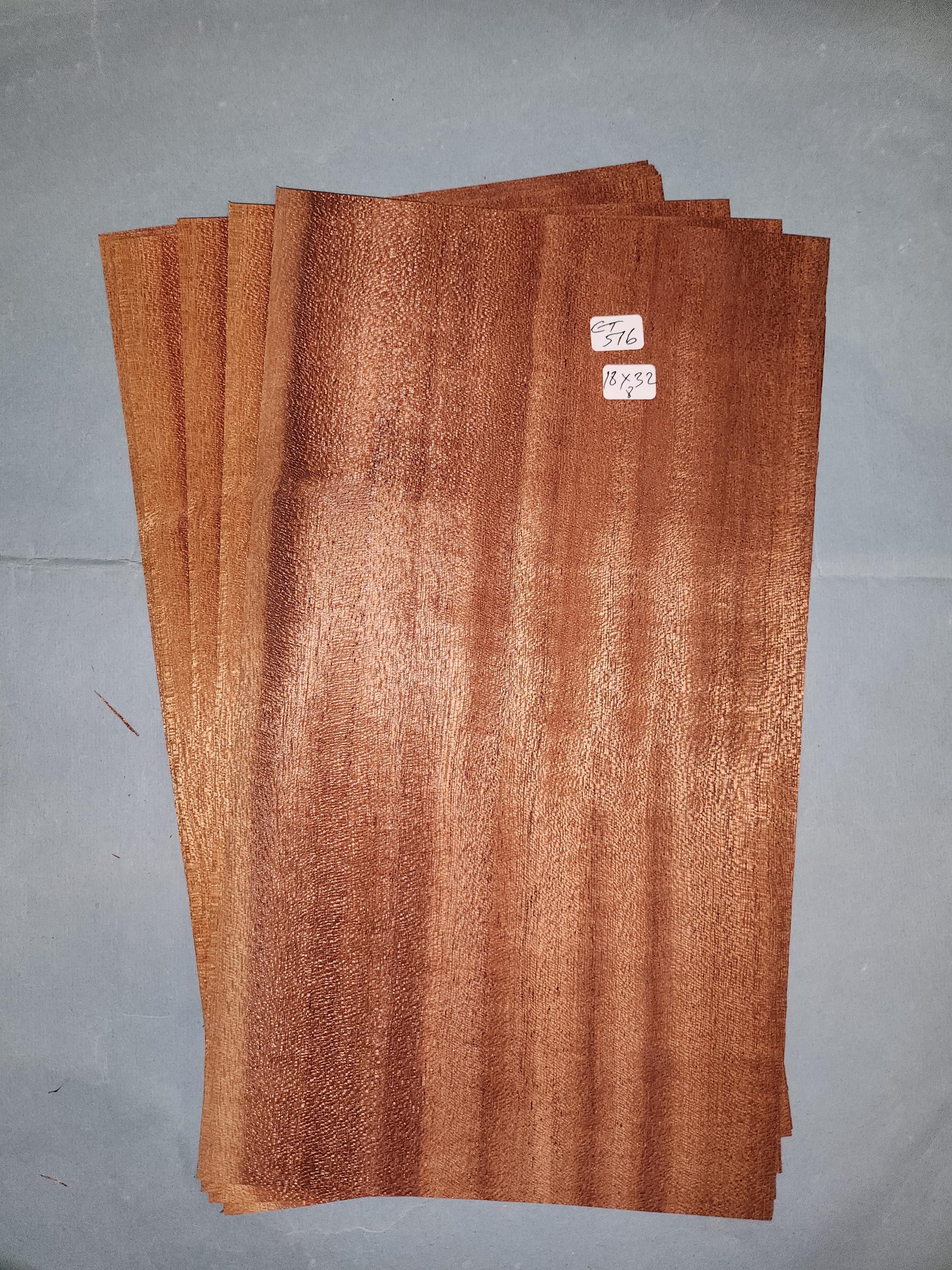Sapele Veneer - 4 Consecutive Sheets 18x32cm - ET516 - Etsy