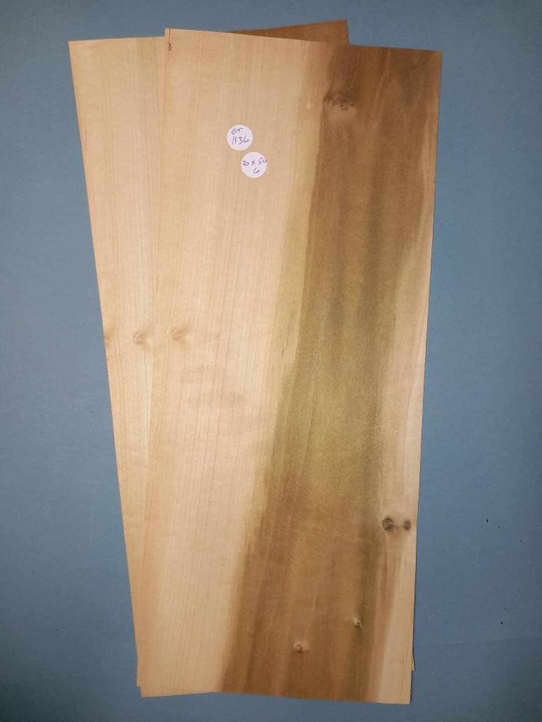 2 Consecutive Sheets of Tulipwood Veneer 20x50cm. Et1136 - Etsy