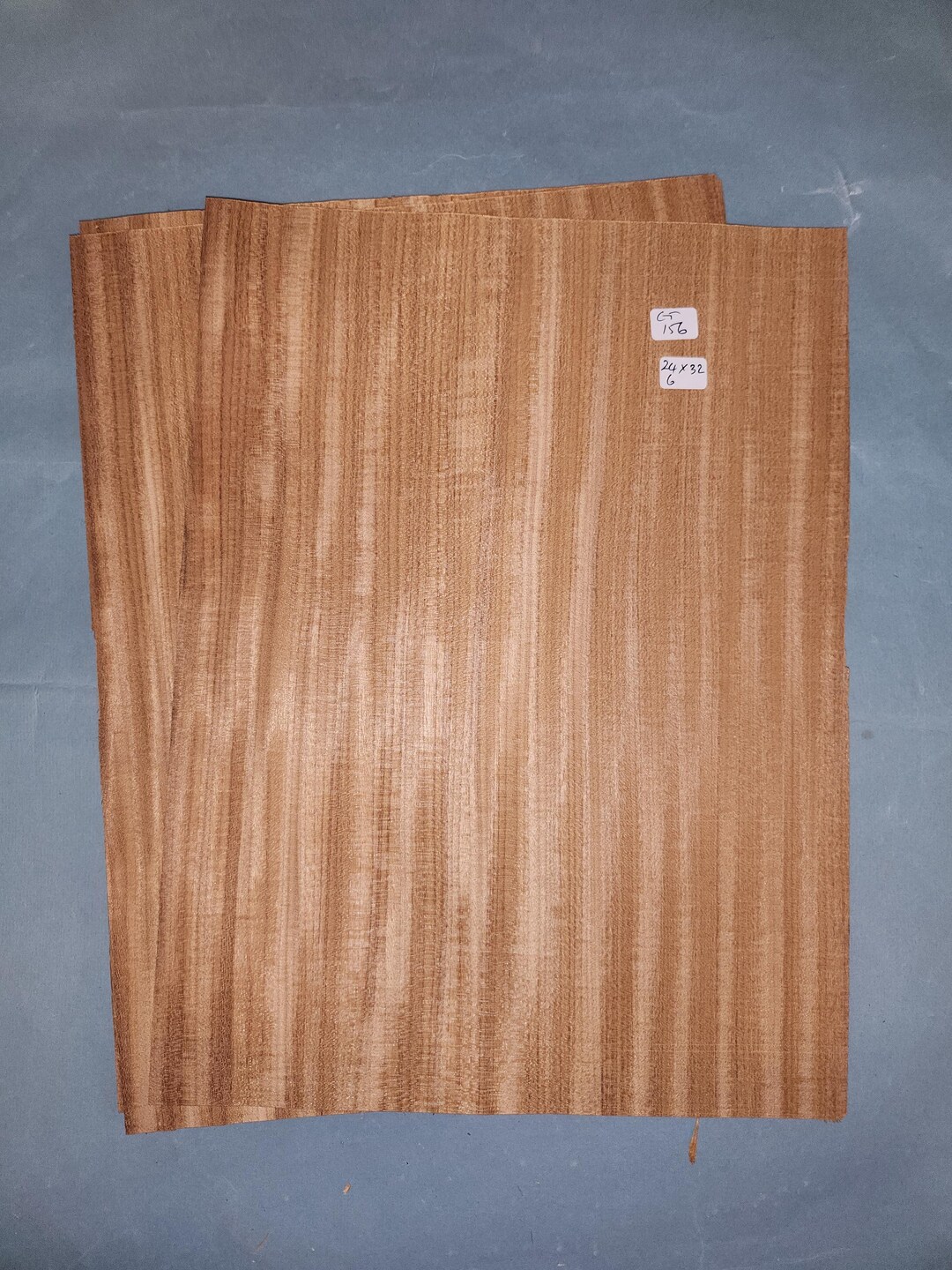 2 Sheets of Afromosia Wood Veneer 24x32cm. Et156 - Etsy