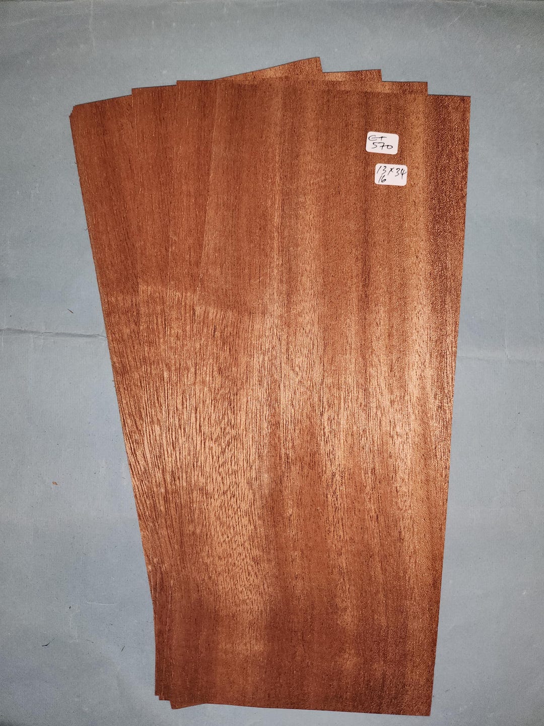 Sapele Veneer - 4 Consecutive Sheets 13x34cm - ET570 - Etsy