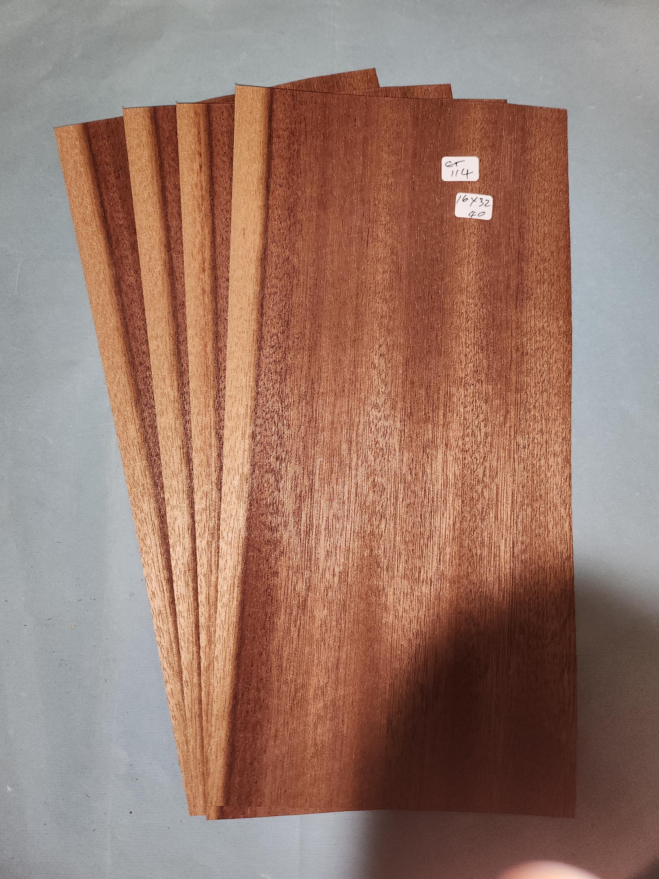 Sapele Veneer - 4 Consecutive Sheets 16x32cm - ET114 - Etsy