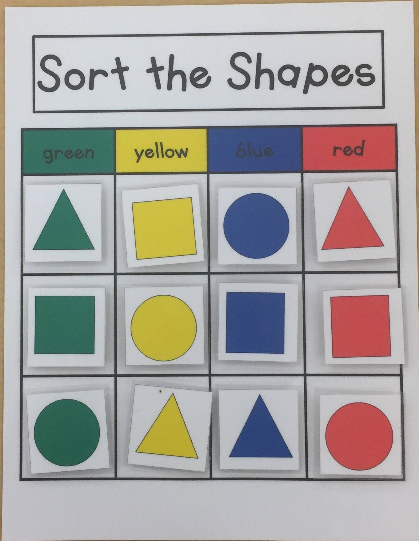 Sorting Shapes Kids Games Puzzles Learning Game Math Etsy Sorting Shapes Kids Games Puzzles Learning Game Math Etsy