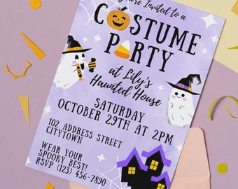 Cute Costume Party Invitation - Etsy