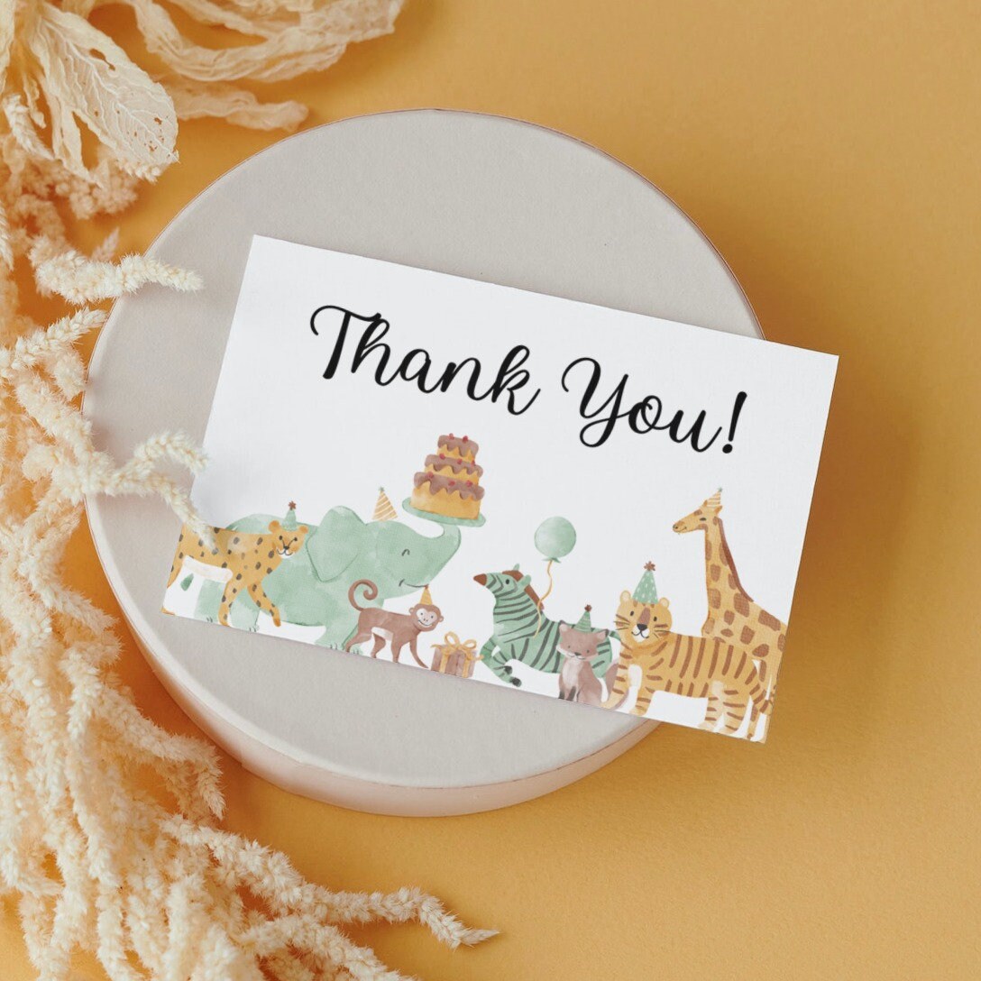 Editable Safari Party Invitation Safari Animal Invitation Jungle ...