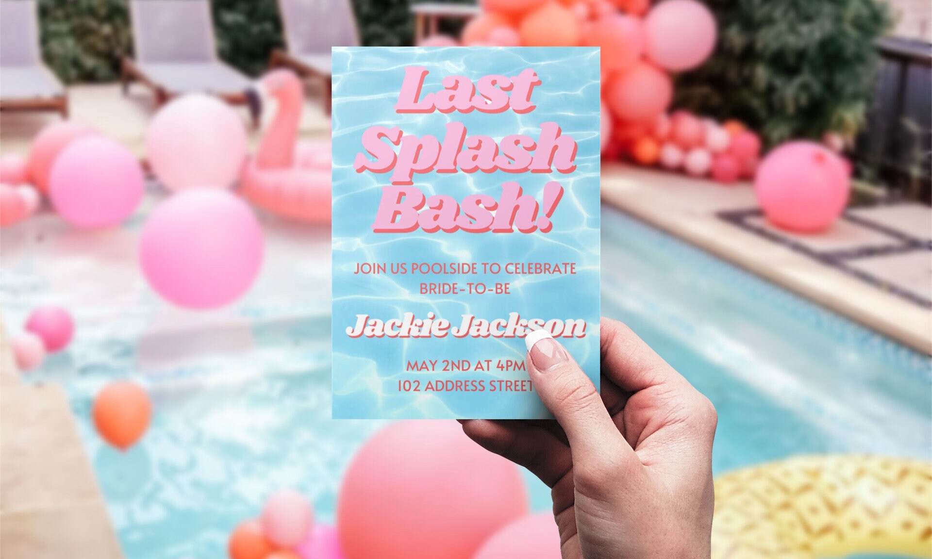 Last Splash Bachelorette Invitation and Itinerary Template - Etsy