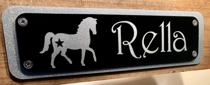 Custom Horse Stable Name Plaques Bespoke Artwork Unique | Etsy